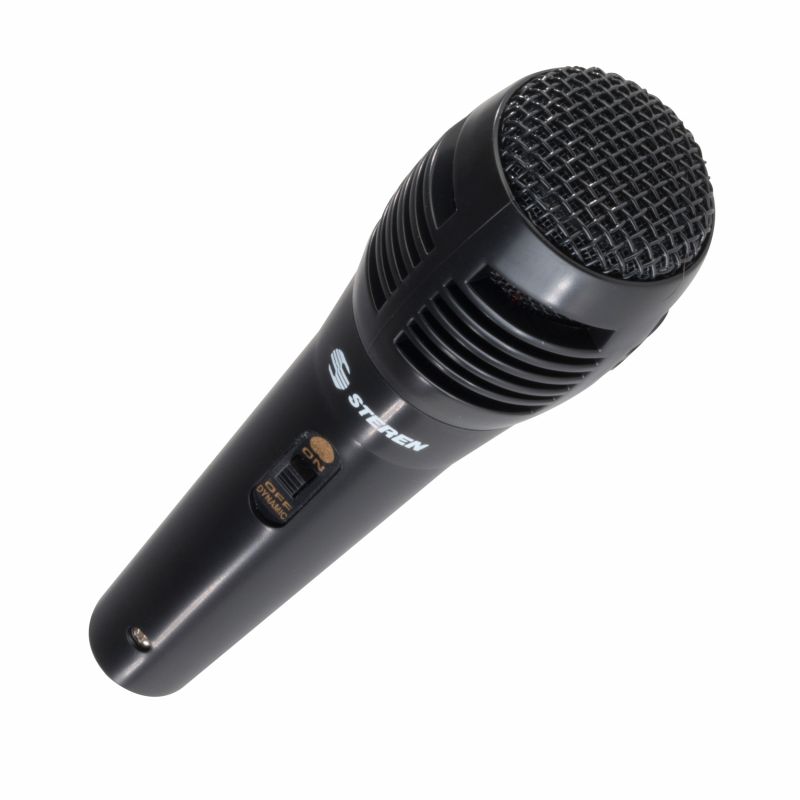Micrófono Amateur Negro: Ideal para Voceo y Eventos al